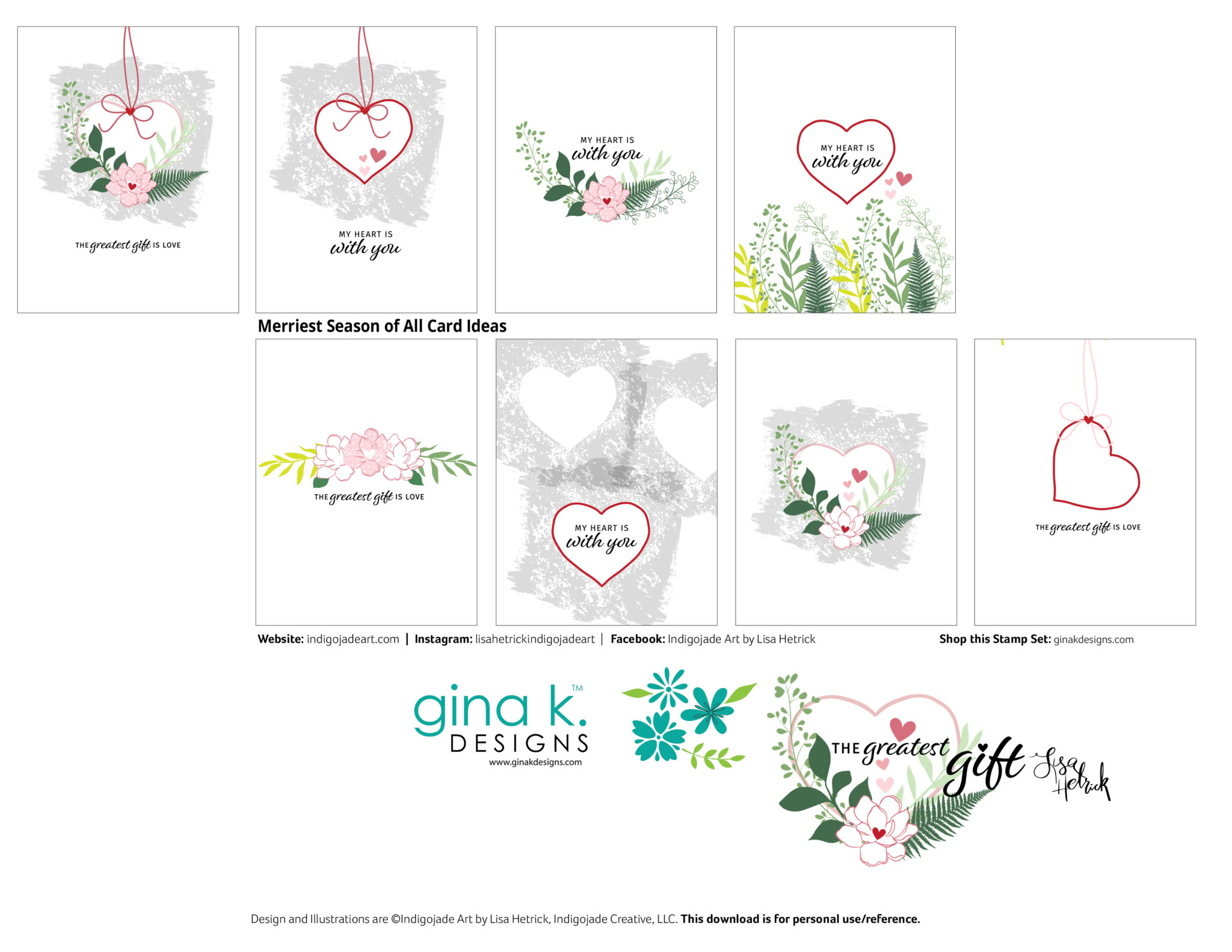 Introducing The Greatest Gift Stamp Set with Gina K Designs ...